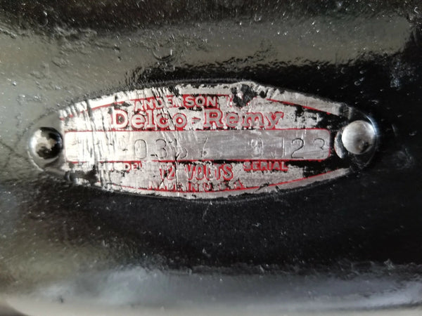 RESTORED DELCO GENERATOR CHEVY CORVAIR 1960 OEM # 1100357 9J23 DATE CO ...